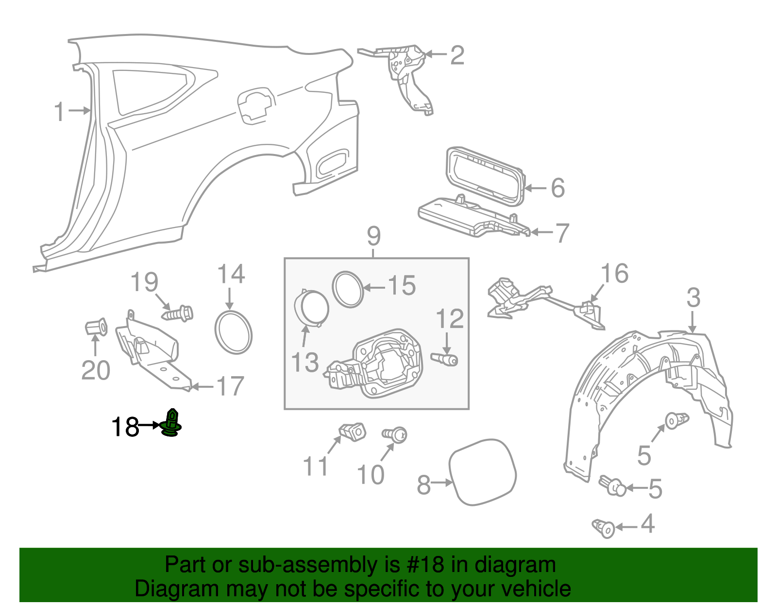75867-06030 - Rocker Panel Molding Clip 2013-2024 Lexus | Longo Lexus Parts