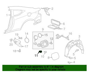 90189-05137 - Lid Assembly Grommet - 2014-2024 Lexus | My L Parts