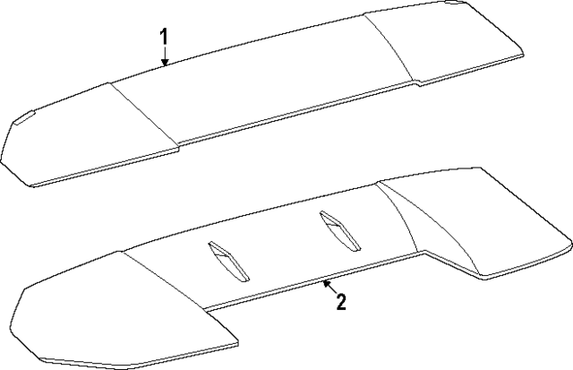 2023-2024 Subaru Solterra Rear Spoiler 7560742900 | Subaru Parts Store