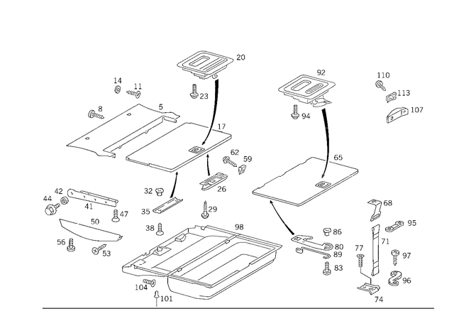 124-680-13-84 - Closure 1977-1993 Mercedes-Benz | Mercedes-Benz USA Parts