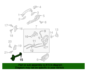 2018-2023 Kia Rio Door Check 79490-H8000 | OEM Parts Online