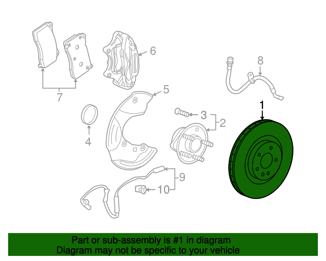 2009-2015 GM Rotor 19419984 GM | GMPartsDirect.com