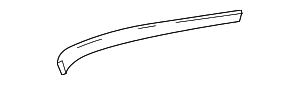 2015-2019 Mercedes-Benz Upper Molding 222-720-21-22 | MB OEM Parts