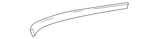 2014-2017 Mercedes-Benz Upper Molding 222-720-26-22 | Ryder Parts