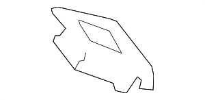 222-720-04-89-64-2A17 - Trunk Switch Trim 2014-2020 Mercedes-Benz ...