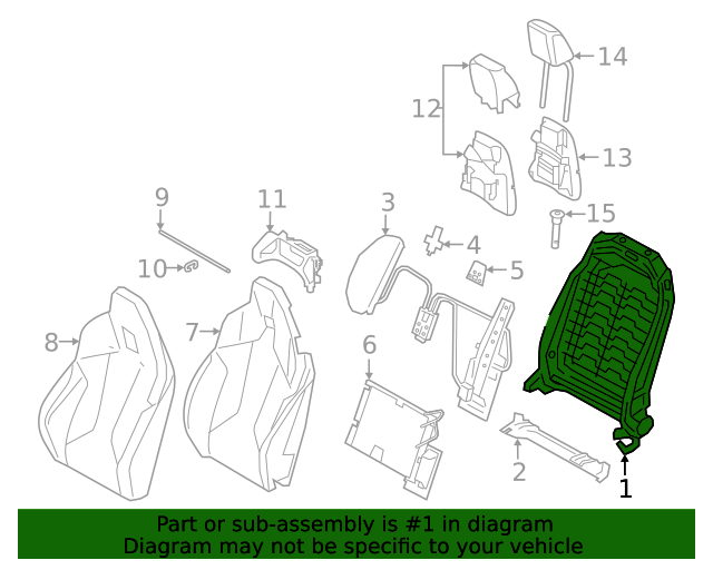 71640-WAA02 - Seat Back Frame - 2020-2023 Toyota GR Supra | OEM Genuine ...