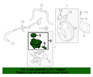 4627A089 - Master Cylinder Reservoir - 2014-2024 Mitsubishi | Lasco ...