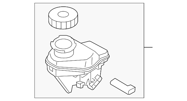 4627A089 - Master Cylinder Reservoir - 2014-2024 Mitsubishi | Lasco ...