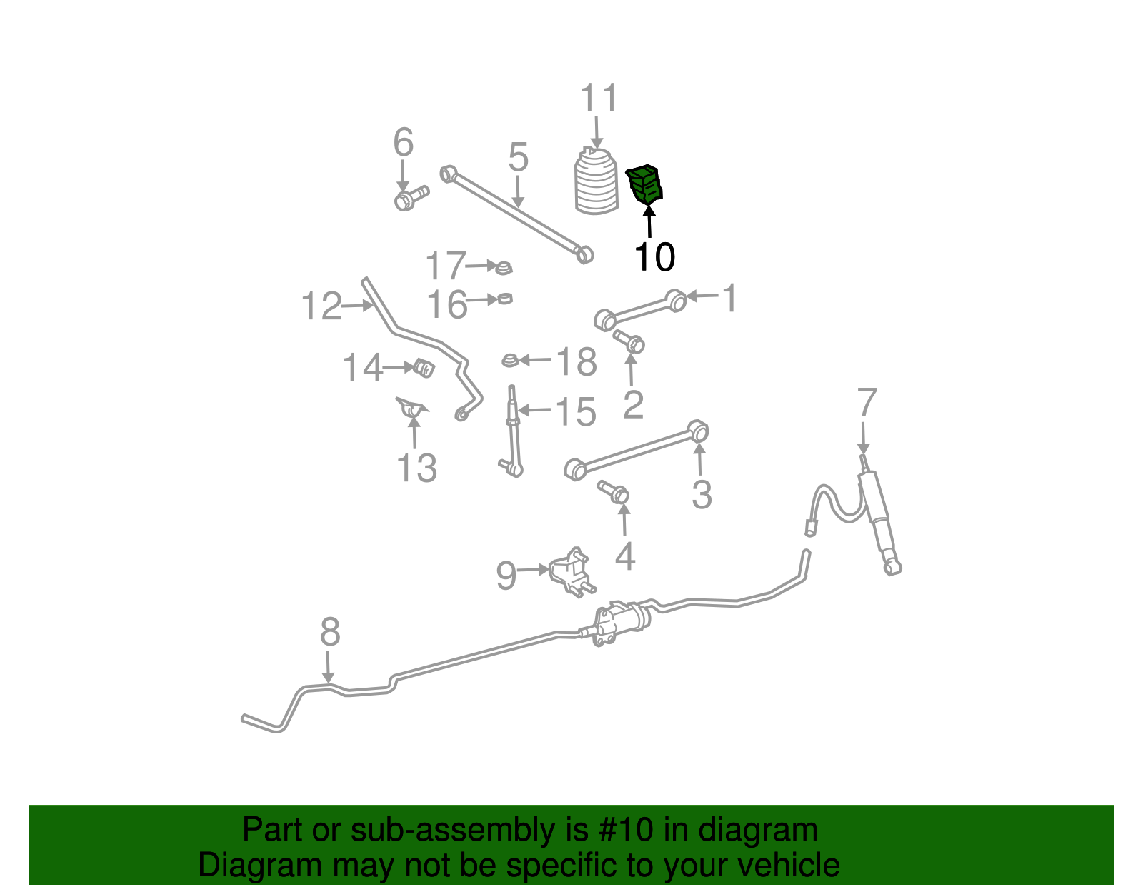 Genuine Toyota Bumper part# 48036-60011 for 2003-2009 Toyota 4Runner ...