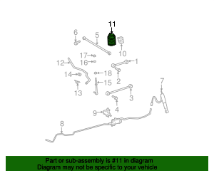 48090-35011 - Air Cylinder - 2003-2009 Toyota 4Runner | OEM Genuine ...