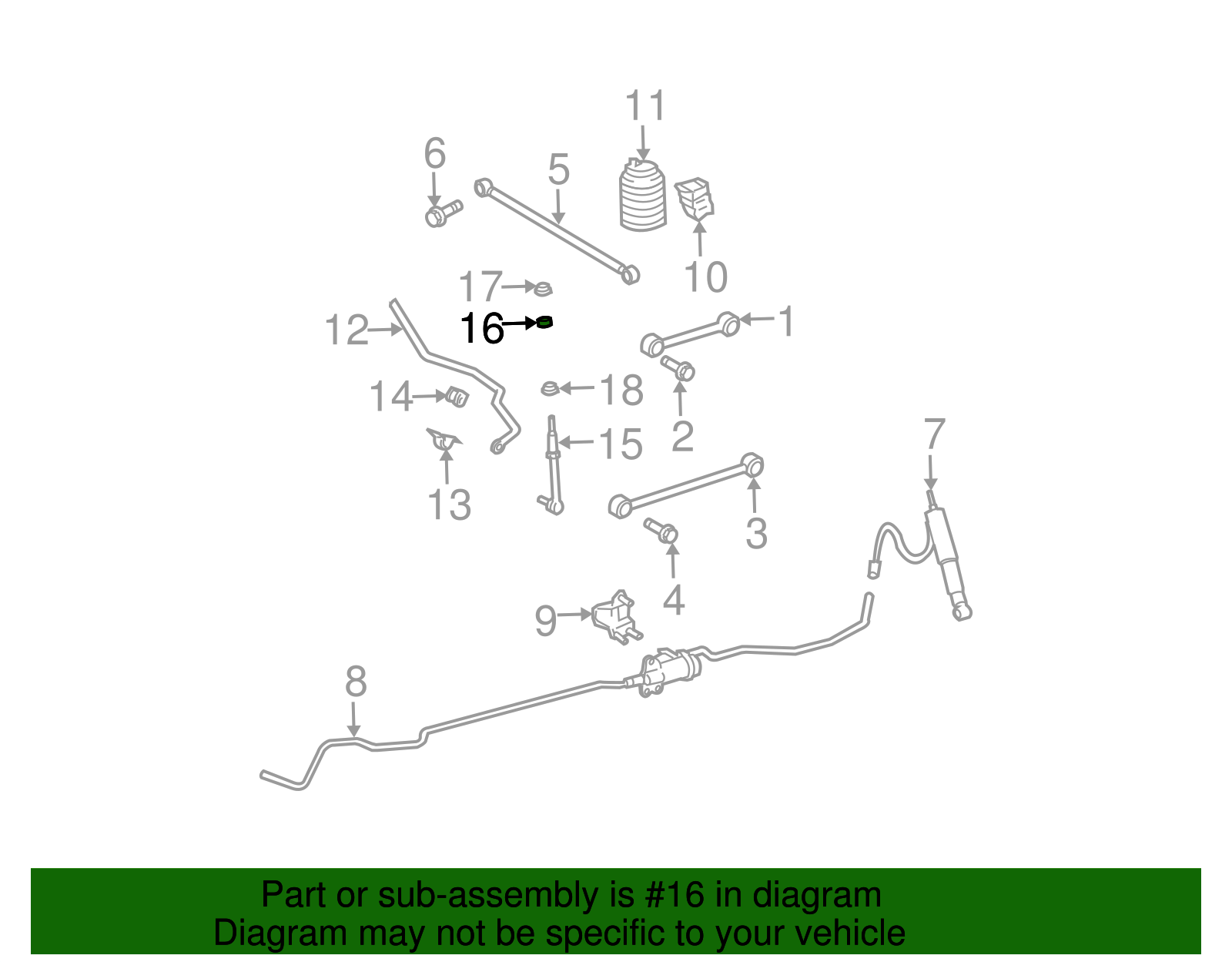 Genuine Toyota Stabilizer Link Cushion part# 48817-30020 for 1984-2009 ...