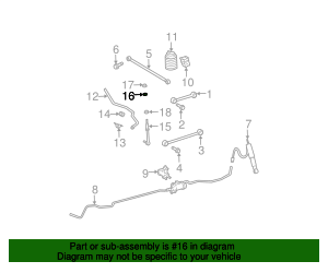 Genuine Toyota Stabilizer Link Cushion part# 48817-30020 for 1984-2009 ...