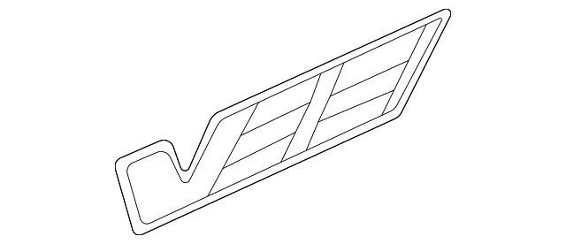 2020-2022 Cadillac CT4 Silver Front Side Door Marketing Name Plate ...
