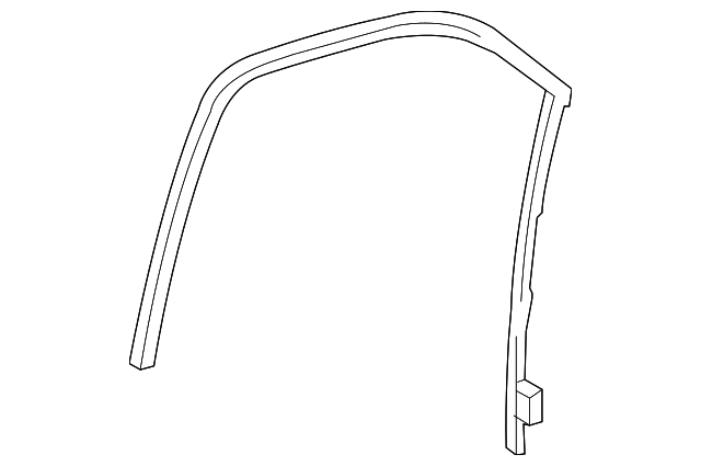 2019-2025 GM Front Driver Side Door Window Weatherstrip 84729892 GM ...