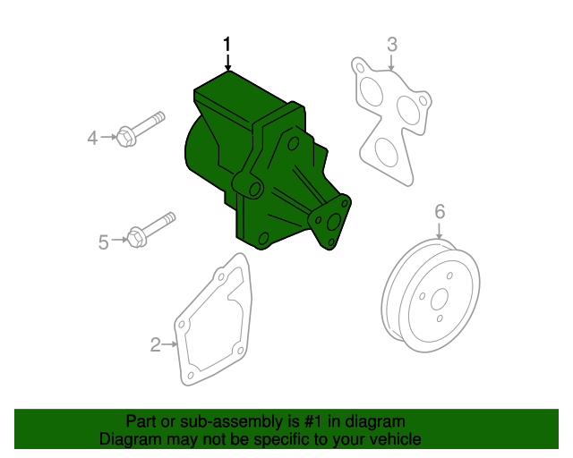 2006-2012 Hyundai Engine Water Pump 25110-25002 | OEM Parts Online