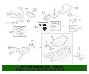 971-858-569-C-1E0 - Console Cup Holder 2017-2023 Porsche Panamera ...