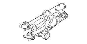 Genuine Thermostat Housing for 2015-2018 Hyundai | Part# 25620-2GGA0 ...
