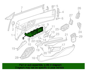 231-820-21-00-8R23 - Switch Bezel 2013-2020 Mercedes-Benz | Mercedes ...