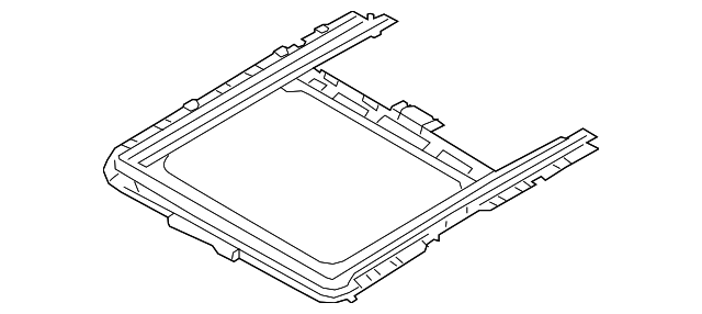 Genuine BMW 54-10-8-737-863 | Sunroof Frame | FREE Shipping on Most ...