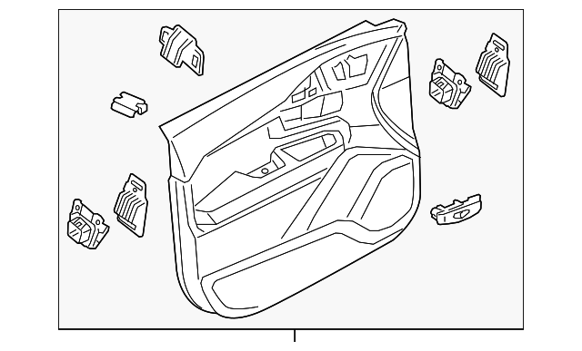 Genuine Door Trim Panel for 2016-2023 Volvo XC90 | Part# 39828186 ...