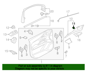 2016-2022 Volvo Trim Molding Clip 30622715 | TascaParts.com