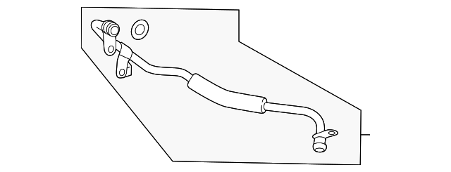 Genuine OEM Turbocharger Coolant Line | 256-203-06-00-64 | Fits Select ...