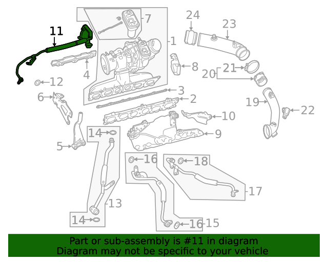256-180-16-00 - Oil Feed Tube 2019-2023 Mercedes-Benz | Mercedes-Benz ...