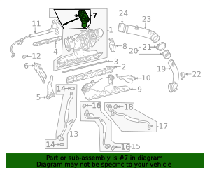 256-906-13-00 - Turbocharger Wastegate 2019-2024 Mercedes-Benz ...