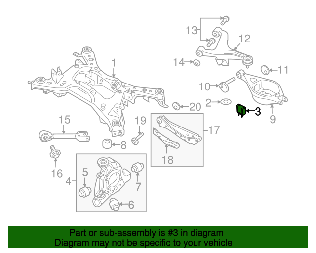 2008-2017 Infiniti Dynamic Damper 55490-1BA0B | INFINITI Parts ...