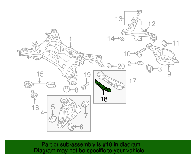 551A7-1BA0A - Track Bar Protector 2008-2017 Infiniti | AutoNationParts.com