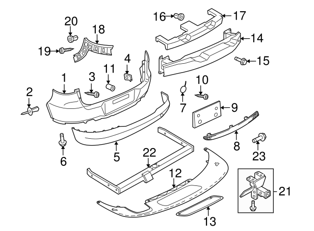 2014-2015 Volkswagen Tiguan Spoiler 5N0-807-568-2Z0 | VW Direct Parts