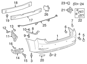 52159-0A905 - Bumper Cover 2016-2018 Lexus | Lexus Parts Outlet