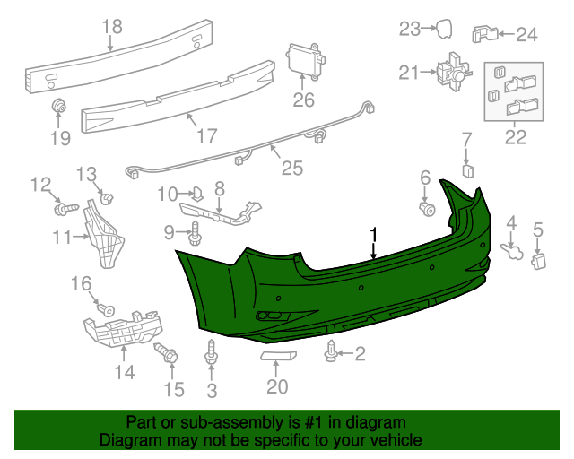 52159-0A905 - Bumper Cover 2016-2018 Lexus | Lexus Parts Outlet