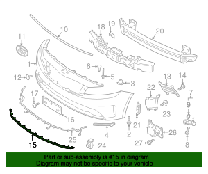 86590-B0000 - Lower Deflector 2017-2018 Kia Forte | Kia.Parts Store