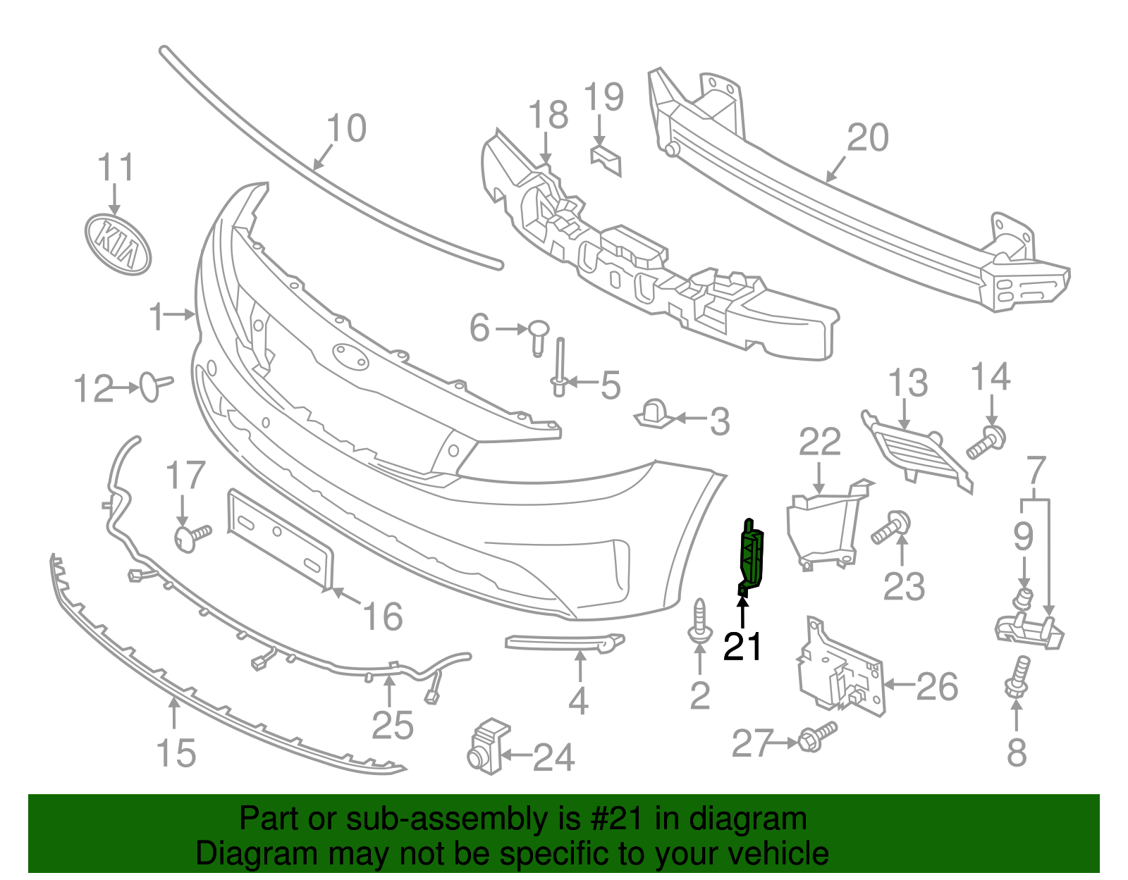 86567-B0000 - Air Duct 2017-2018 Kia Forte | Kia.Parts Store