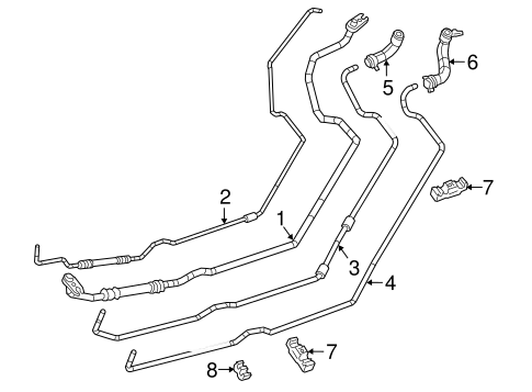 Rear AC Lines for 2021 Dodge Durango | Mopar Wholesale
