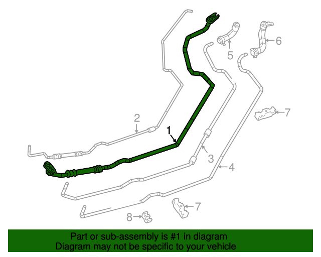 68319146ad - Coolant Outlet Tube | Mopar Parts Canada
