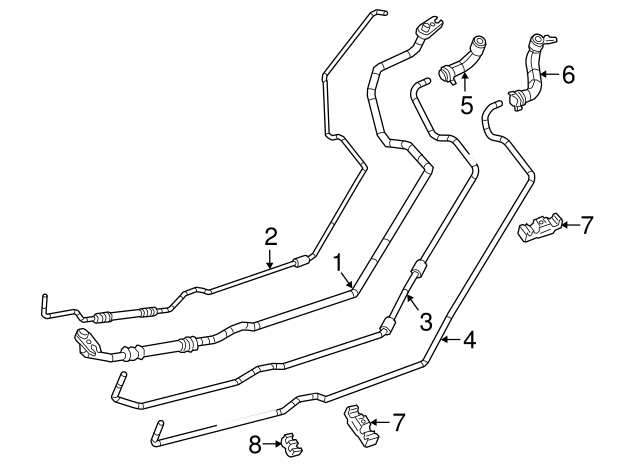 2011-2019 Dodge Durango Heater Hose 68103036AA | TascaParts.com