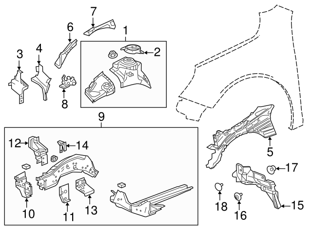 2010-2020 GM Mount Panel 84415351 GM | GMPartsDirect.com