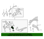 2010-2020 GM Driver Side Front End Sheet Metal Cross Panel ...