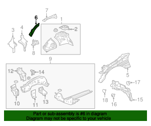 2010-2020 GM Rail Reinforced 13237573 | TascaParts.com