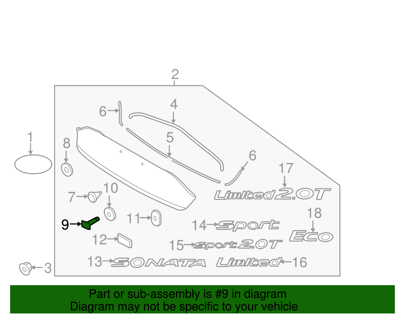 2015-2025 Hyundai Switch Housing Bolt 87313-C1000 | QuirkParts