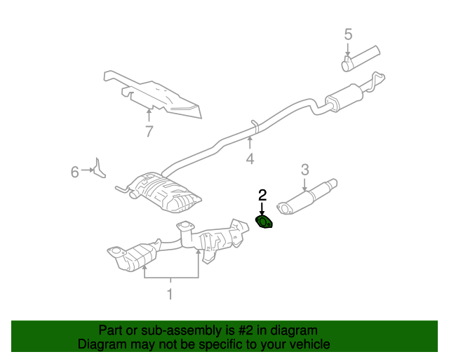 1990-2007 Ford Gasket F3DZ-5E241-A | TascaParts.com