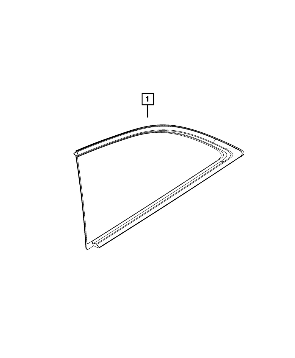 2024 Dodge Charger Daytona Quarter Window Glass, Left 68575151AC | My ...