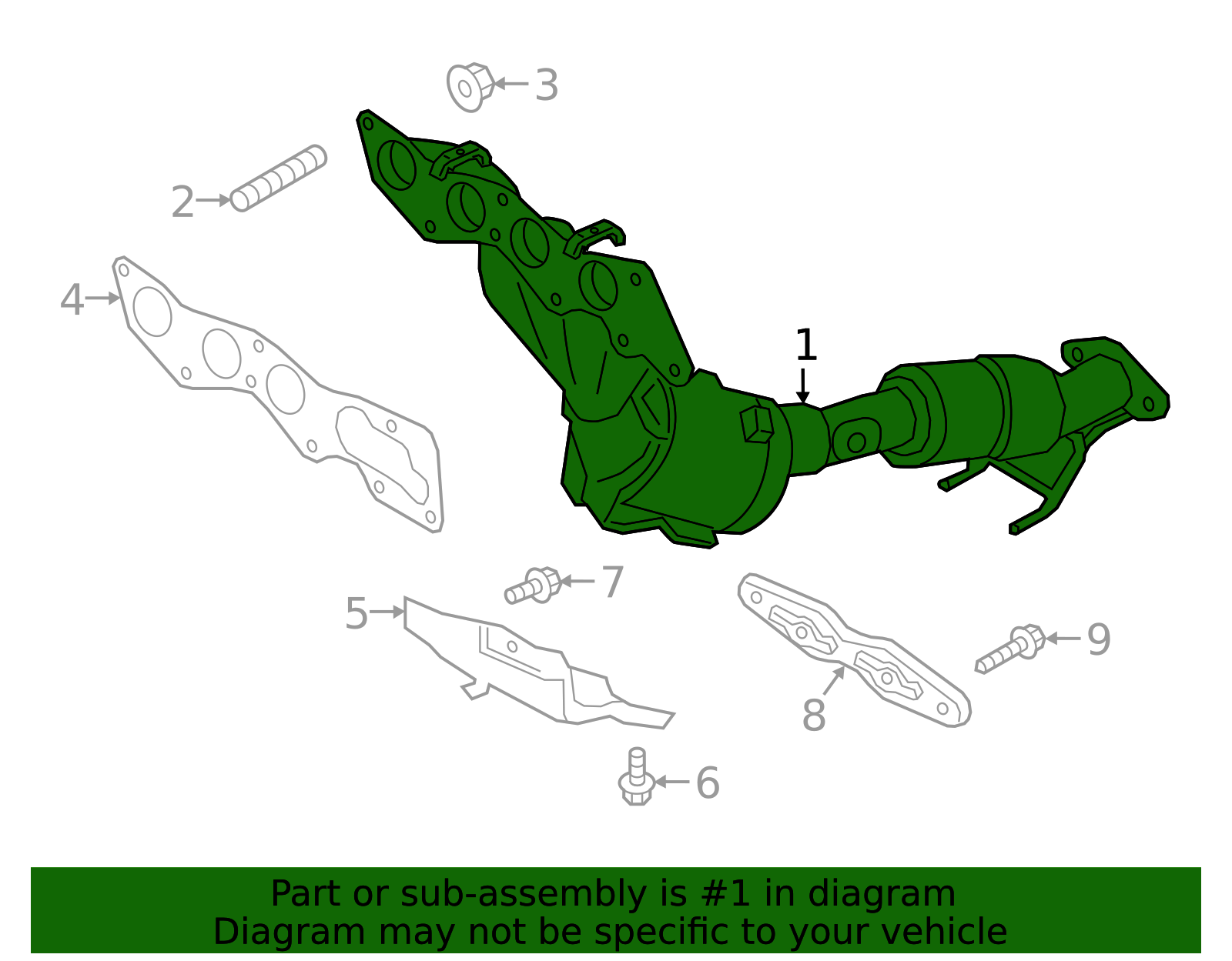 2018-2022 Ford Transit Connect | Catalytic Converter With Integrated ...