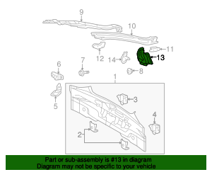 61698-21010 - Housing Quarter Pan - 2005-2010 Scion tC | OEM Genuine ...