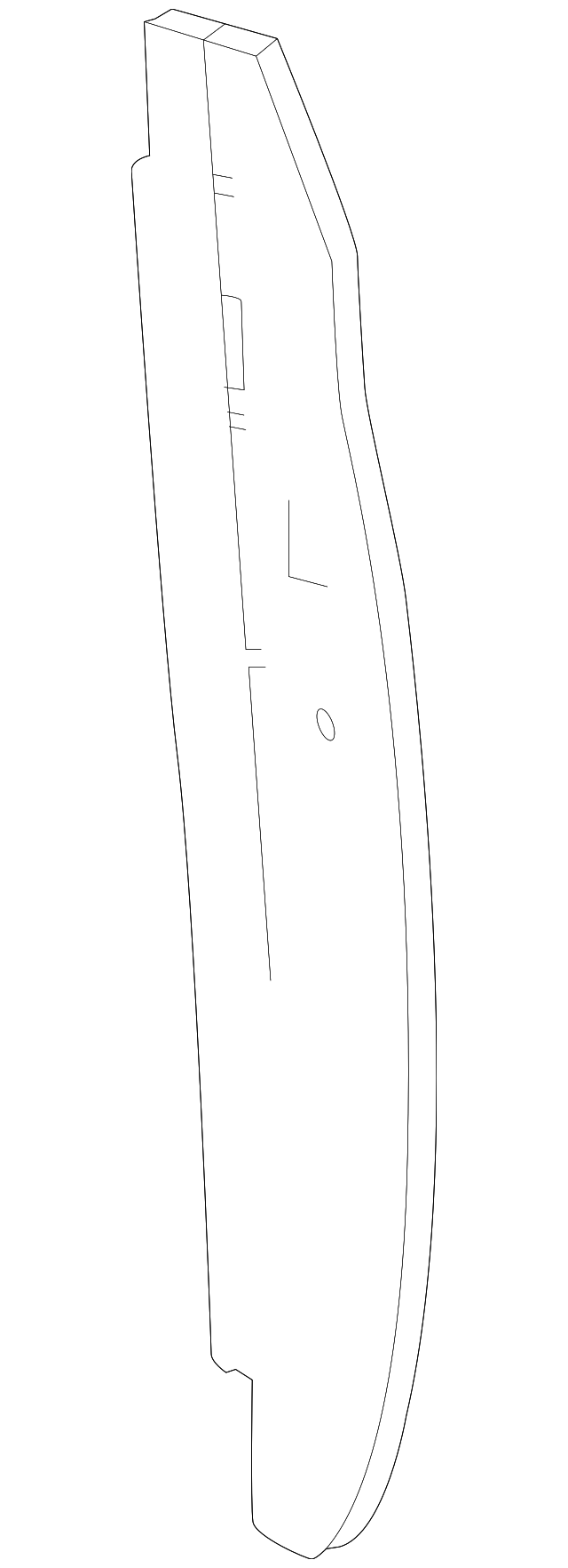 2020-2024 GMC Front Passenger Side Fender Insulator 84567836 GM ...