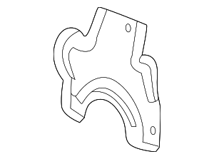 2020-2024 GM Front Driver Side Wheelhouse Liner Bracket 85587118 GM ...