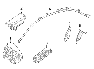 Side Airbag 205-860-11-00 | Mercedes-Benz Parts