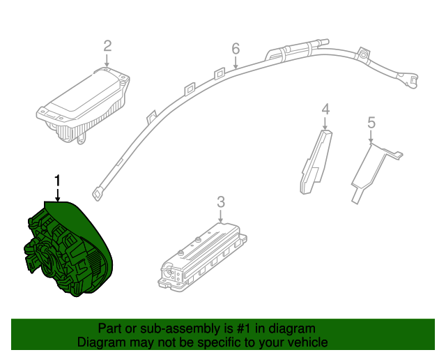 000-860-80-00-9116 - Driver Air Bag 2019-2020 Mercedes-Benz | Mercedes ...
